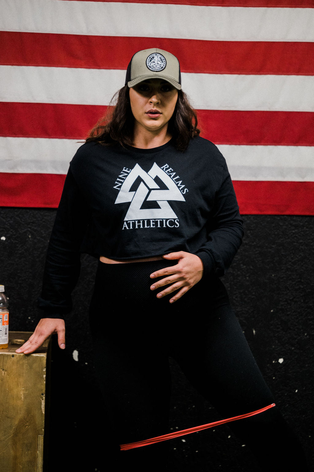 Nine Realms Valknut Women's Long Sleeve Crop – Nine Realms Athletics